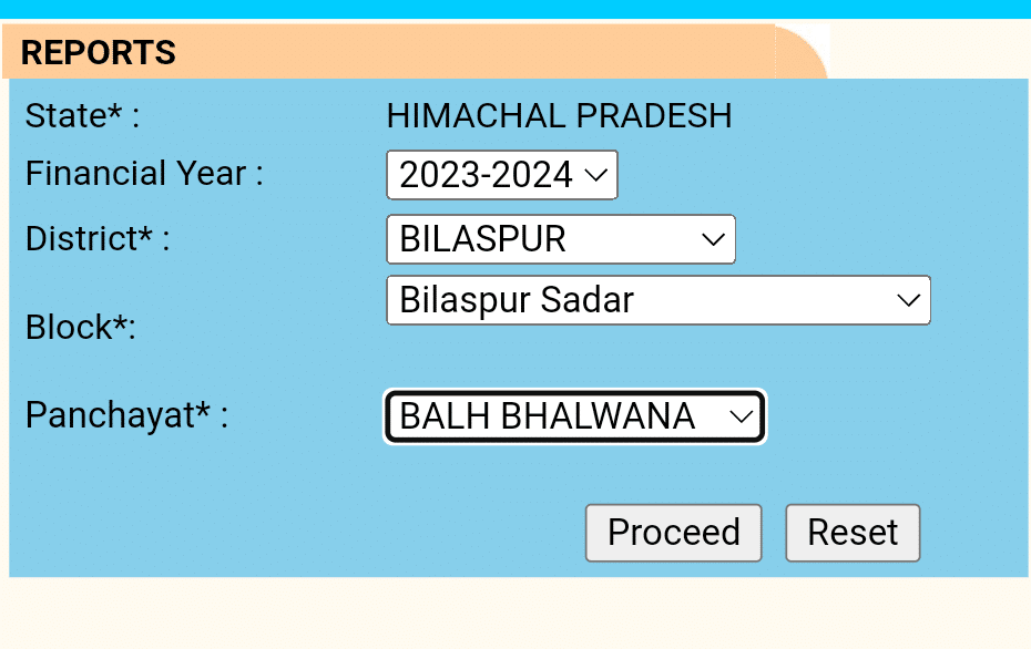 Himachal Pradesh NREGA Job Card List - एचपी नरेगा जॉब कार्ड लिस्ट